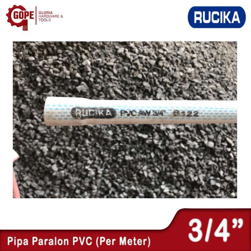 Jual (METERAN) PIPA PARALON PVC RUCIKA WAVIN 3/4 di Seller Gope ...