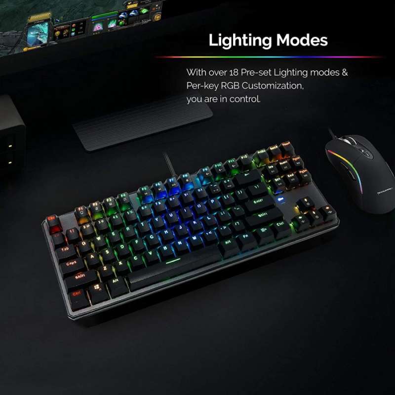 Jual Tecware Phantom 104 Rgb Led Outemu Switch Mechanical Keyboard ...