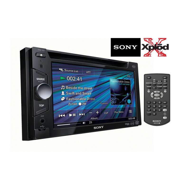 Jual Sony X-plod Xav 63 Double Din Dvd Usb Hi Mosfet 4x52watt Di Seller ...