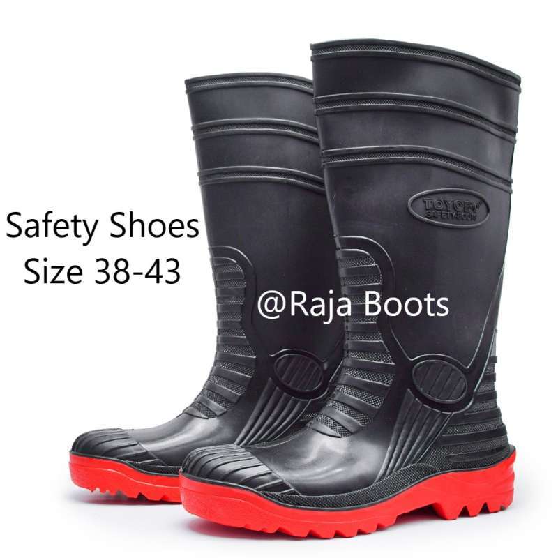 Promo Sepatu Boot Toyobo Safety Hitam Diskon 20% Di Seller Raja Boots ...