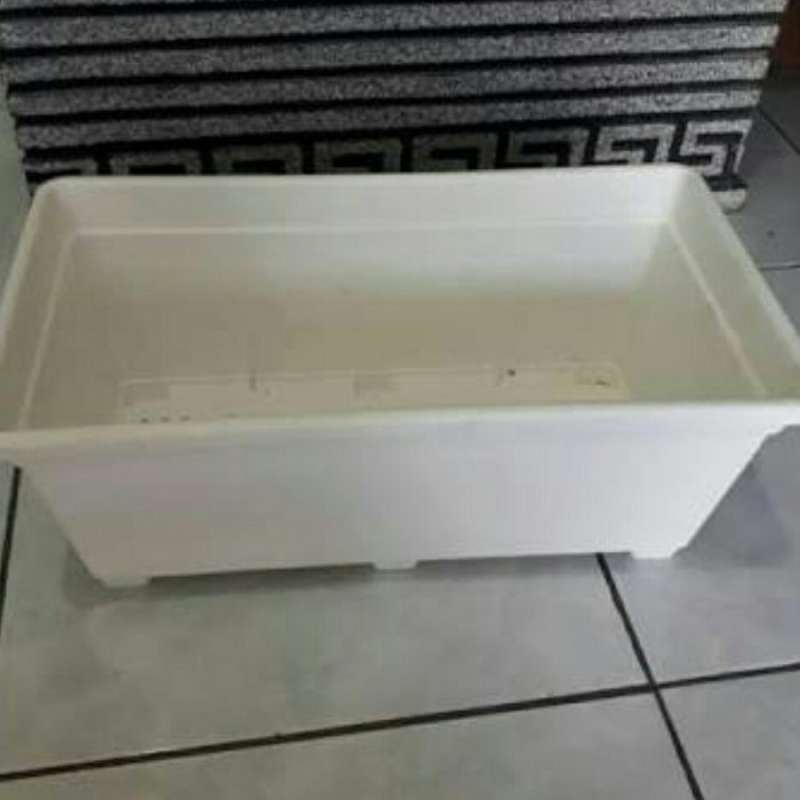 Jual pot Panjang minimalis plastic. putih Tebal di Seller JIHAN ...