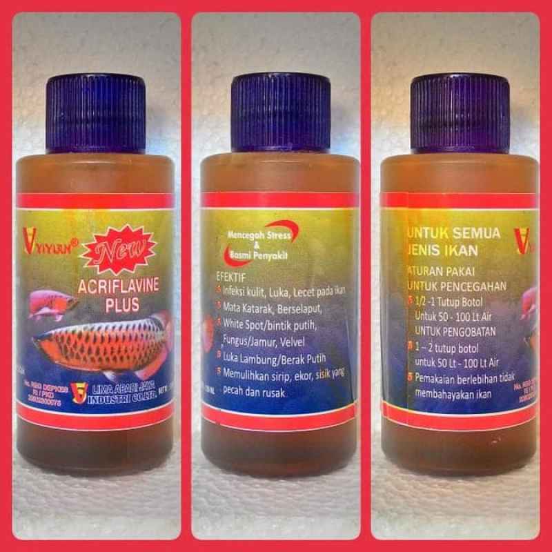 Jual Acriflavine / obat ikan / obat kuning / untuk semua jenis ikan ...