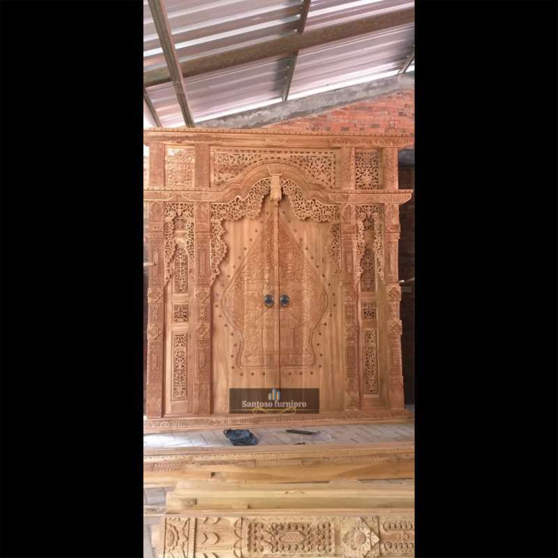 Jual Pintu gebyok ukir wayang asli kayu jati di Seller Santoso Furnipro ... Jual Pintu gebyok ukir wayang asli kayu jati di Seller Santoso Furnipro ...