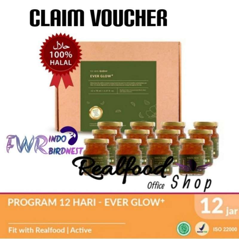 Jual Real Food Ever Glow Plus Fully Concentrated Extra Kurma 12 Jar ...