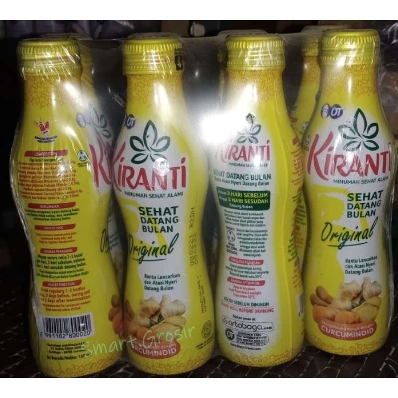 Jual Kiranti Sehat Datang Bulan 150ml [1 Paket Isi 4pc] / Kiranti Pegal ...