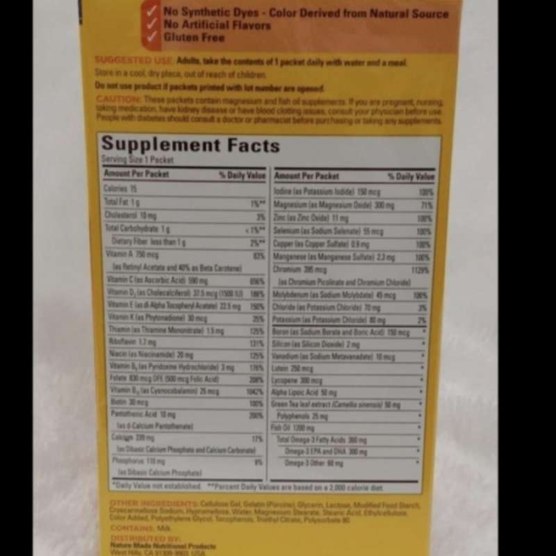 Jual Nature Made Diabetes Health 60 packets di Seller TiaraShop ...