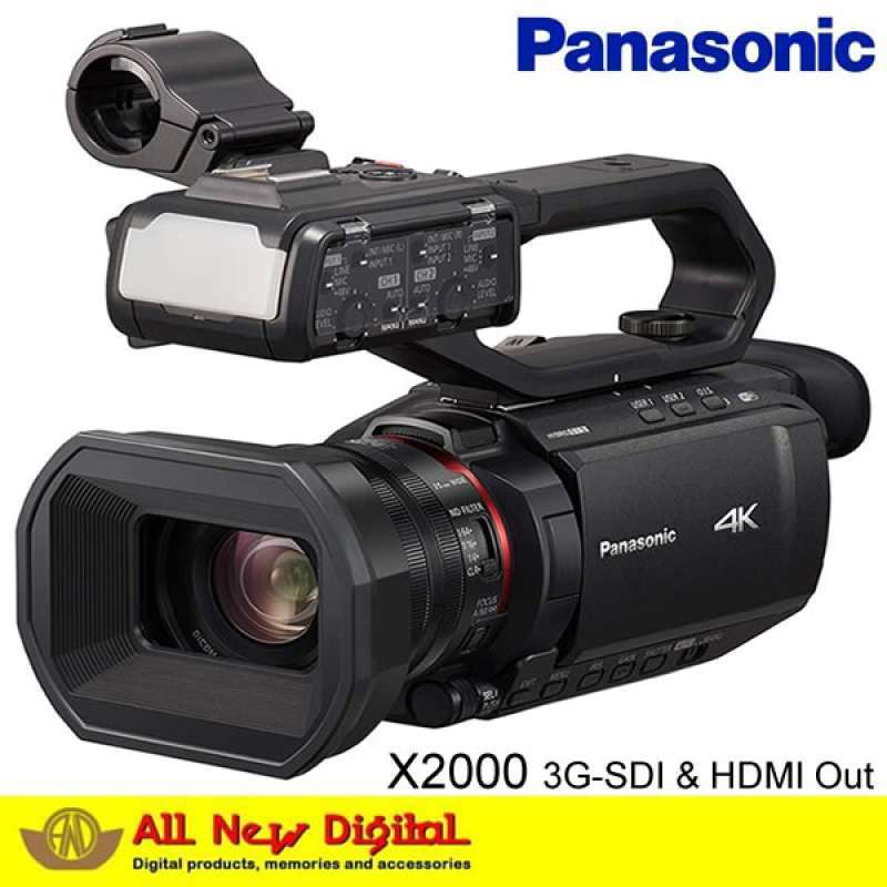 Promo Panasonic HC-X2000 4K Pro Camcorder, 3G-SDI, HDMI Out and VW-HU1 ...