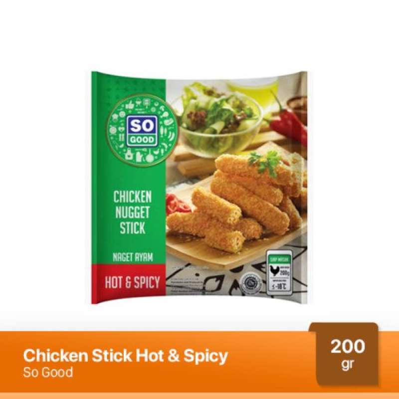 Jual So Good Chicken Stick Hot N Spicy [BM 609038/ 200 g] di Seller ...