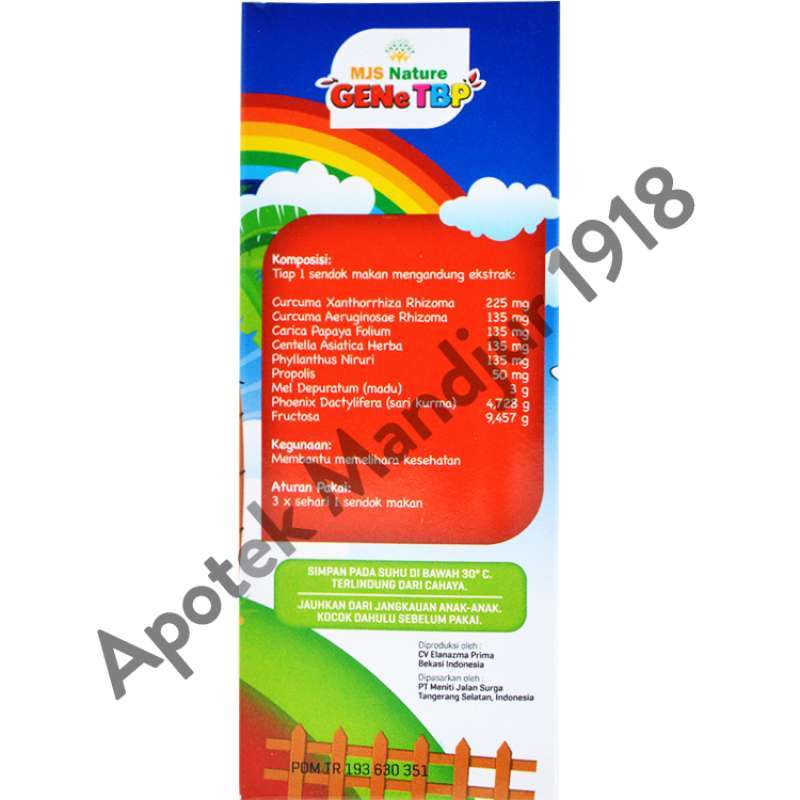 Promo Mjs Nature Gene Tbp 200 Ml - Multivitamin Pertumbuhan Anak Diskon ...
