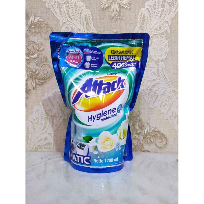 Jual Attack Deterjen Cair Hygiene Plus Protection 1200ml Di Seller Lars Olshop - Petojo Utara ...