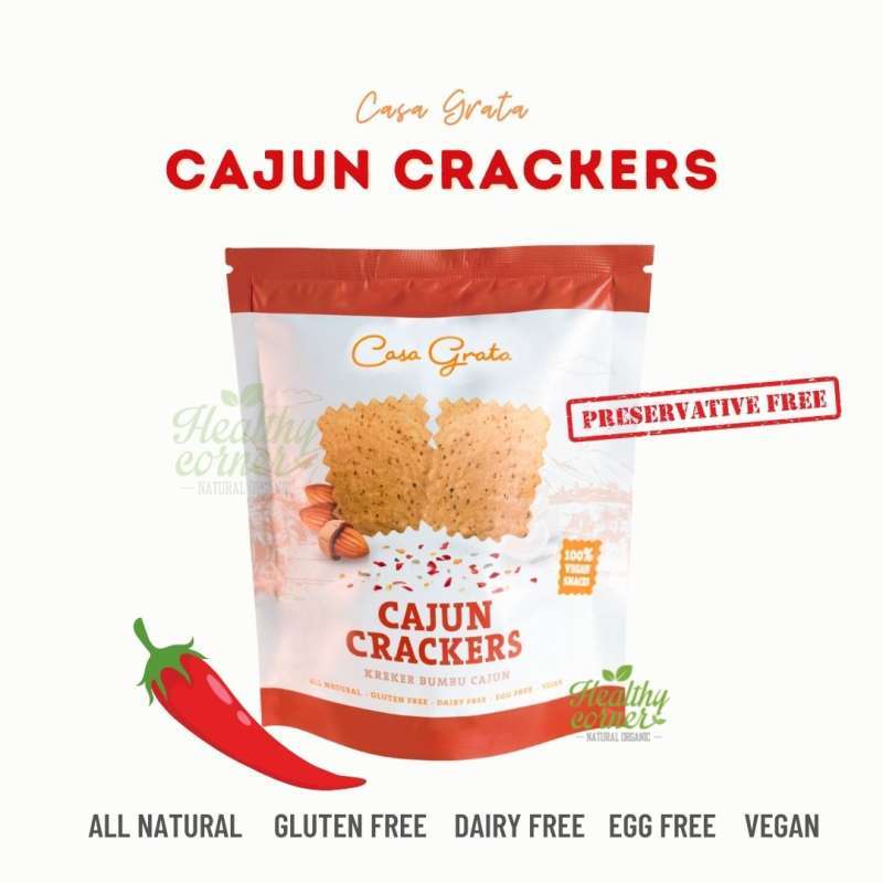 Jual Casa Grata - Cajun Crackers ( Gluten Free . Dairy Free . Egg Free ...