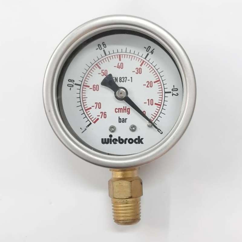Jual WIEBROCK 2.5 -1bar Vacuum HC Raket manometer Pressure gauge Vakum di Seller 15 Mega - Kota ...
