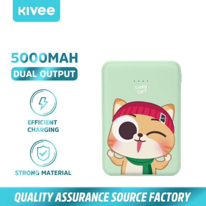 Jual Power Bank Kivee 5000mah - PT609A CAT di Seller Lalulaku ...