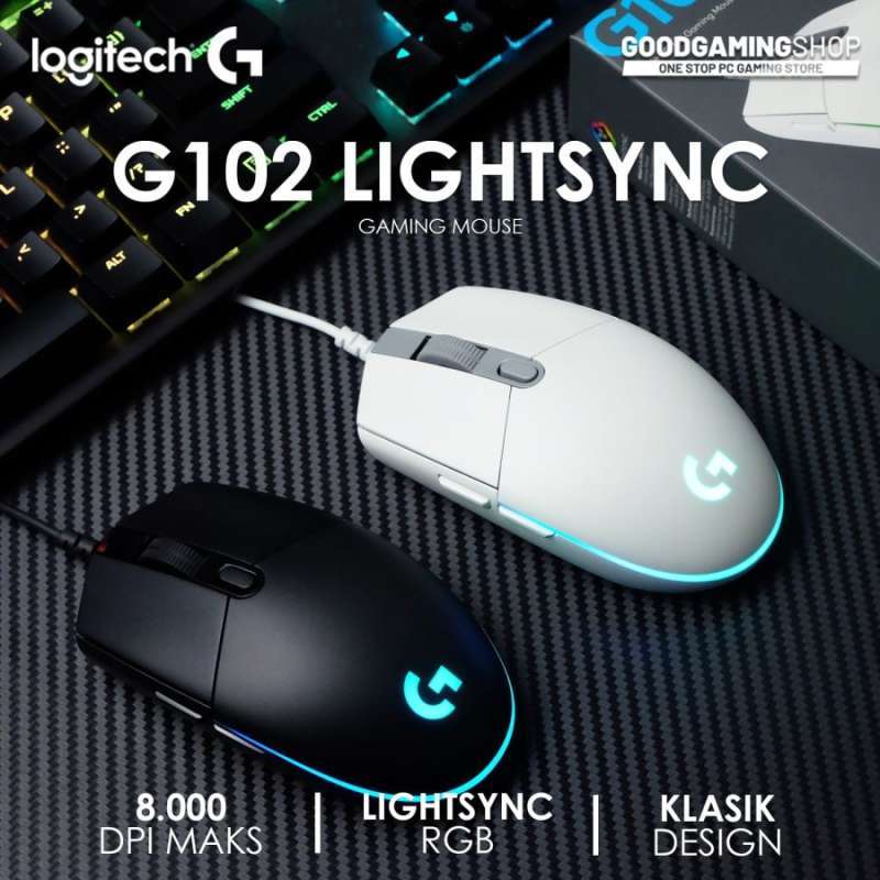 Jual Logitech G102 V2 Lightsync - Gaming Mouse - Black di Seller GOOD GAMING SHOP - Mangga Dua ...