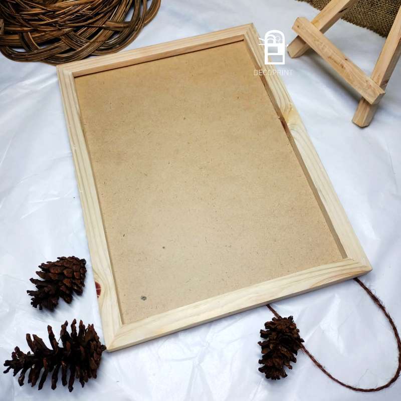 Jual Figura Kayu Jati Belanda Ukuran S8R Bingkai Frame Kayu Jati ...