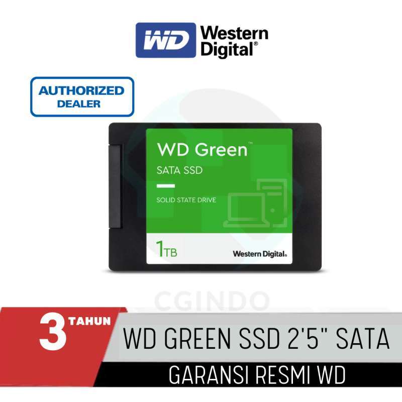 Jual Wd Green Ssd 240gb / 480gb / 1tb 2.5 Sata3 Internal Ssd Slc Sata ...