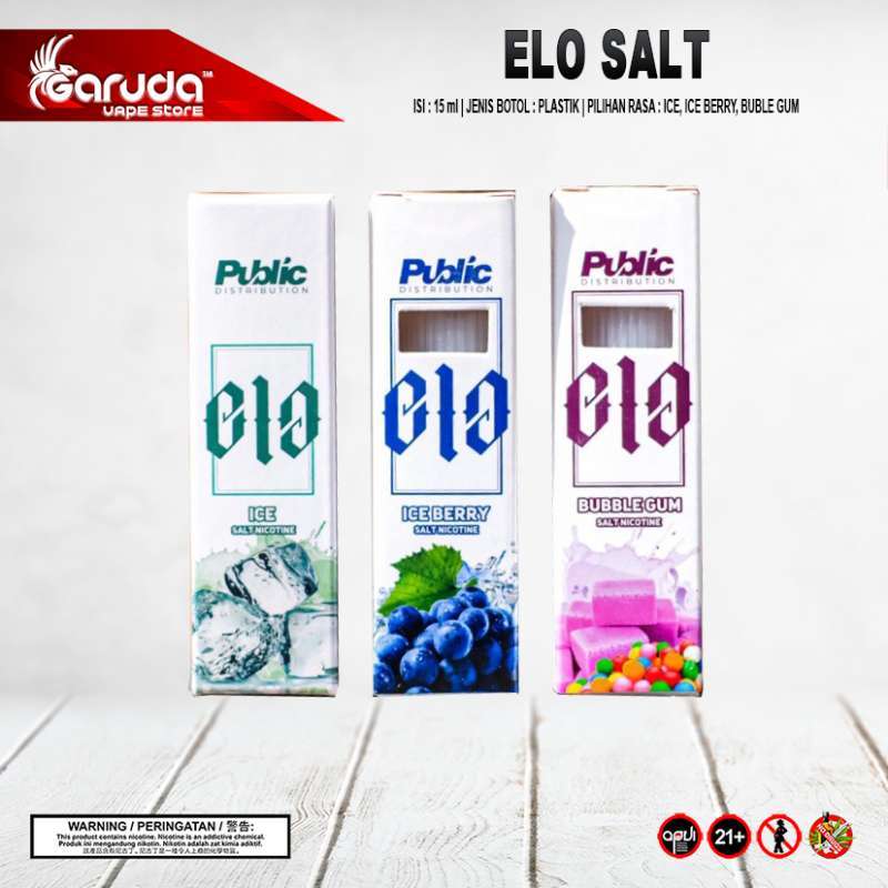 Jual Liquid Saltnic Elo Series Public 15ml Bercukai BUBBLE GUM di ...