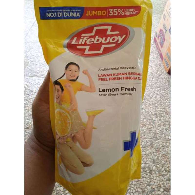 Jual LIfebuoy BodyWash Lemon Fresh 900ml / Sabun Cair Lifeboy Kuning ...