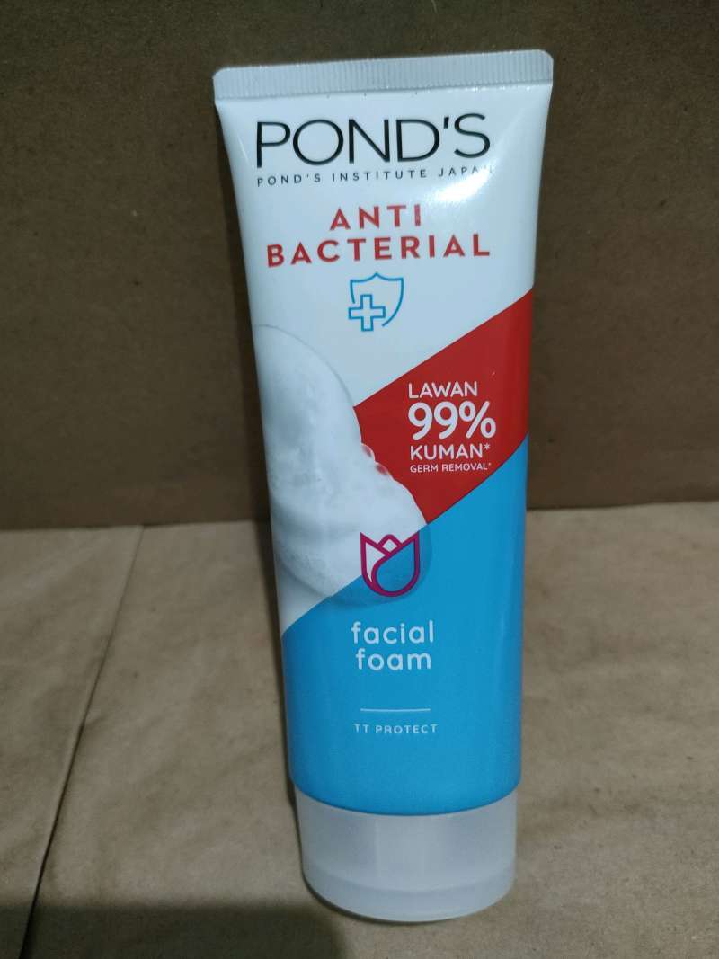 Jual Ponds Facial Foam 100gr - Anti Bacterial di Seller Anfshop ...