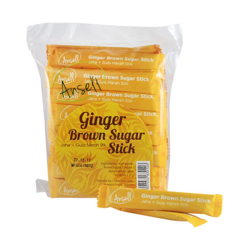 Jual Ansell Ginger Brown Sugar Stick Gula di Seller healthy farm ...