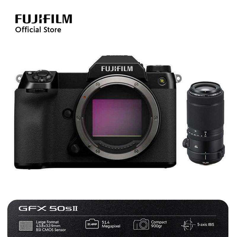 Jual FUJIFILM GFX50S II Body Only PWP GF100-200mm F4 R LM OIS WR ...