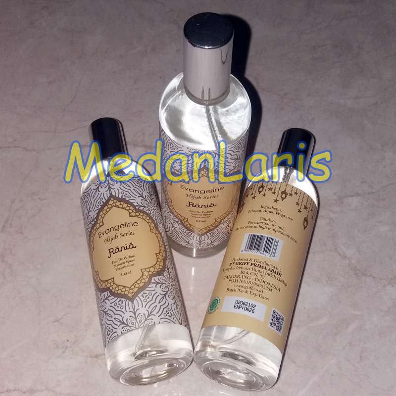 Jual White Putih Rania Perfume Hijab Series EVANGELINE Eau De Parfum ...
