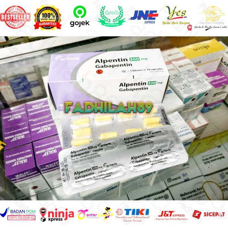 Promo Alpentin 300 Mg Gabapentin 300 Mg Strip ORIGINAL - Isi 10 Kapsul ...
