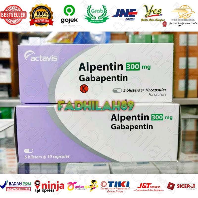 Promo Alpentin 300 Mg Gabapentin 300 Mg Strip ORIGINAL - Isi 10 Kapsul ...