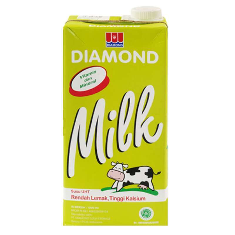 Jual DIAMOND MILK UHT LOW FAT 1 LTR di Seller Foodmart Palembang ...