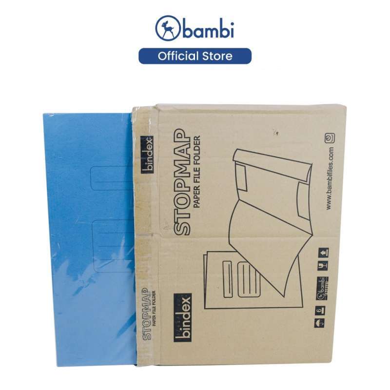Promo Bindex Stop Map Stopmap - Map Kertas Folio - F4 1 Box 50 Pcs ...