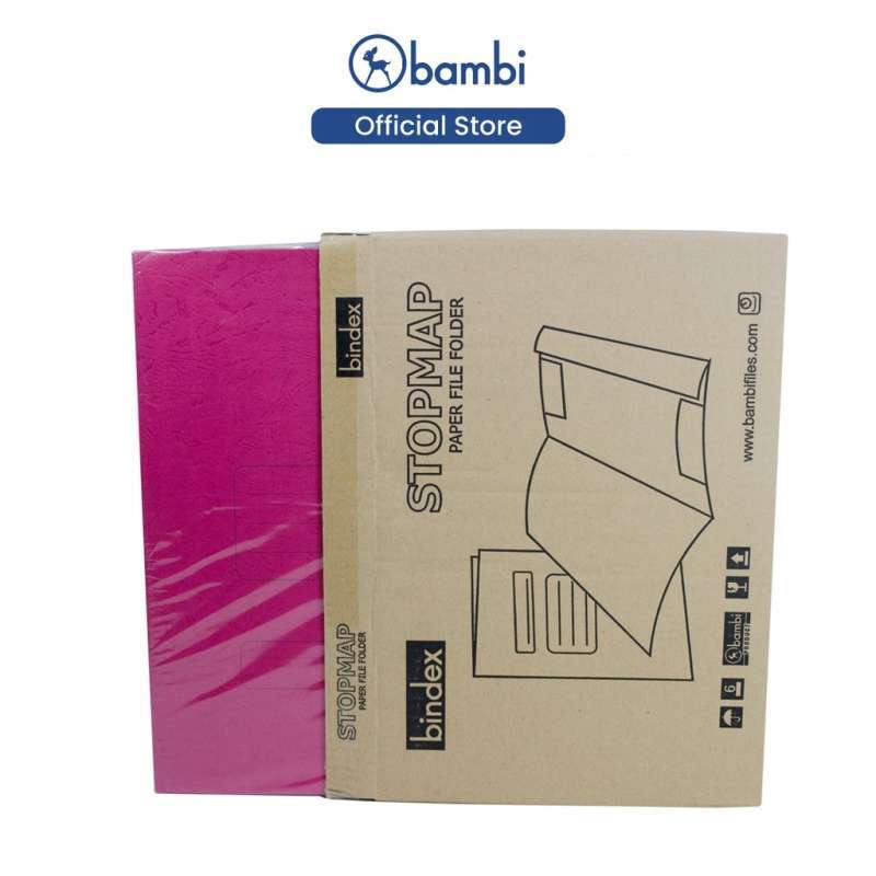 Promo Bindex Stop Map Stopmap - Map Kertas Folio - F4 1 Box 50 Pcs ...