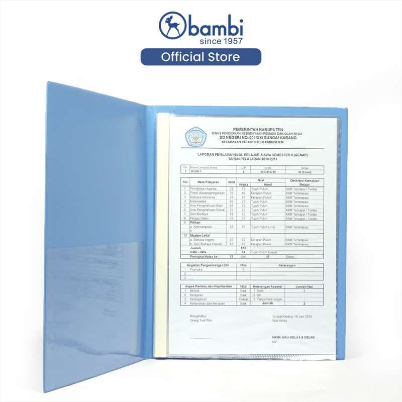 Jual Map Raport Rapor Sekolah K13 Hasil Laporan Belajar Siswa A4 20 ...