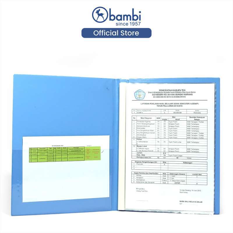 Jual Map Raport Rapor Sekolah K13 Hasil Laporan Belajar Siswa A4 20 ...