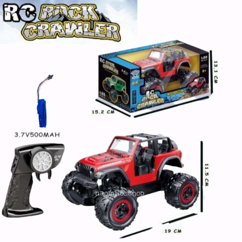 Jual Mobil Rubicon Rc 1 :20 Mobil Remot Control Jeep Offroad Rock ...