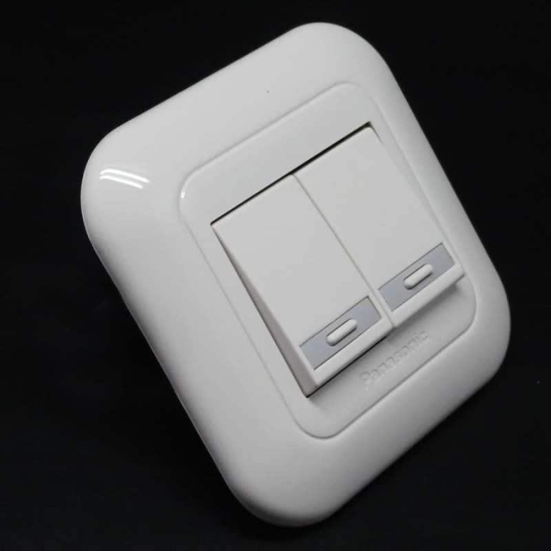 Jual Saklar Seri Ganda 2 Gang Wide Series Panasonic di Seller Better ...