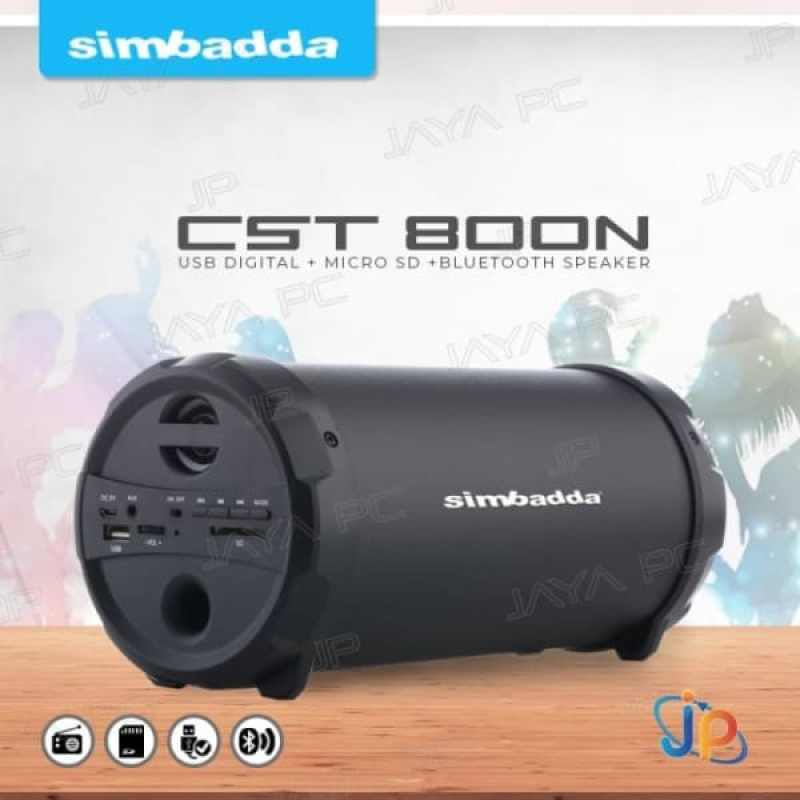 Jual Unik Speaker Simbadda CST 800N Music Player - Bluetooth USB AUX ...