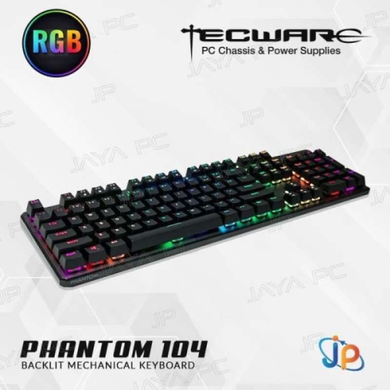 Jual Unik Keyboard Gaming Mechanical Tecware Phantom 104 RGB Outemu ...