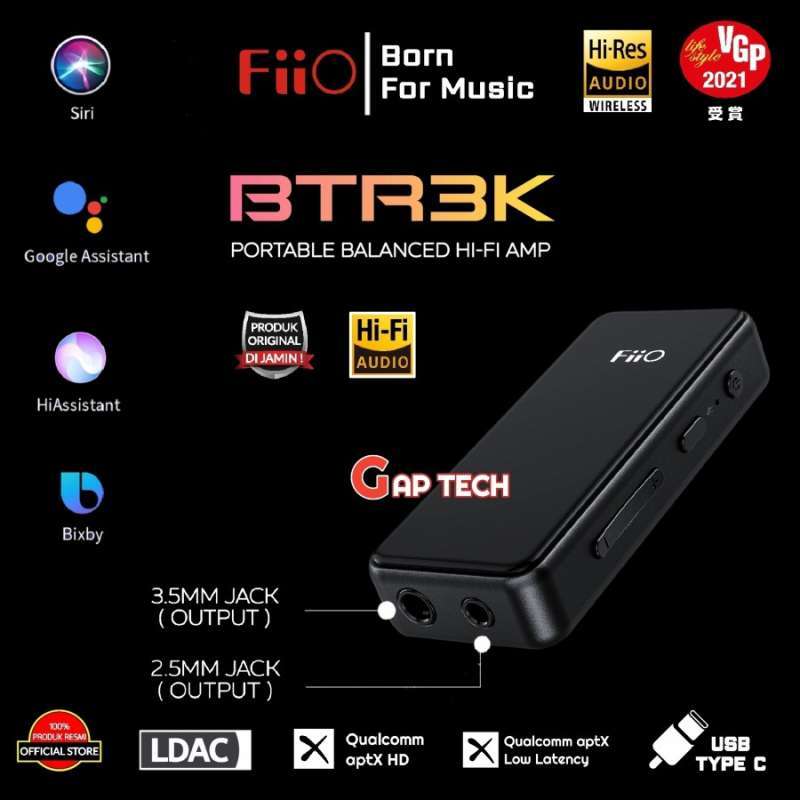 Promo FIIO BTR3K / BTR3 K / BTR 3K Portable Hi-Fi Bluetooth Amplifier ...