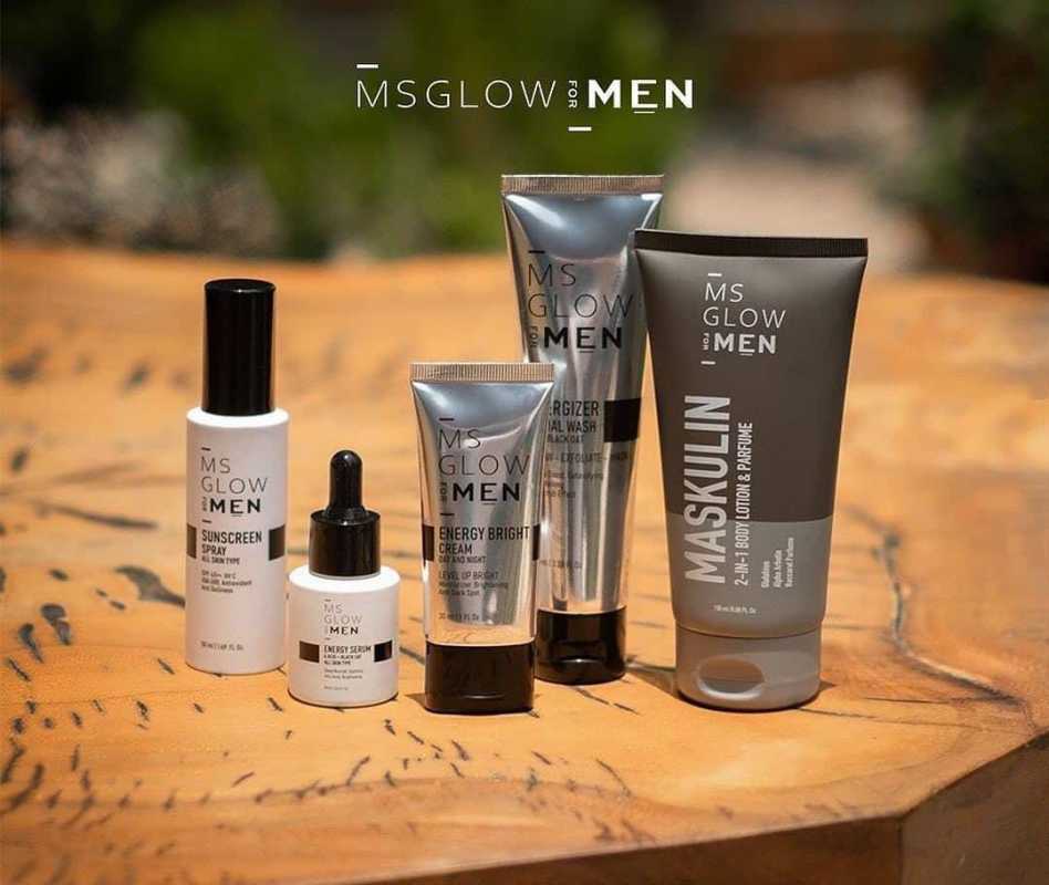 Jual MS GLOW FOR MEN BUNDLING PAKET WAJAH LENGKAP SUNSCREEN DAN ...