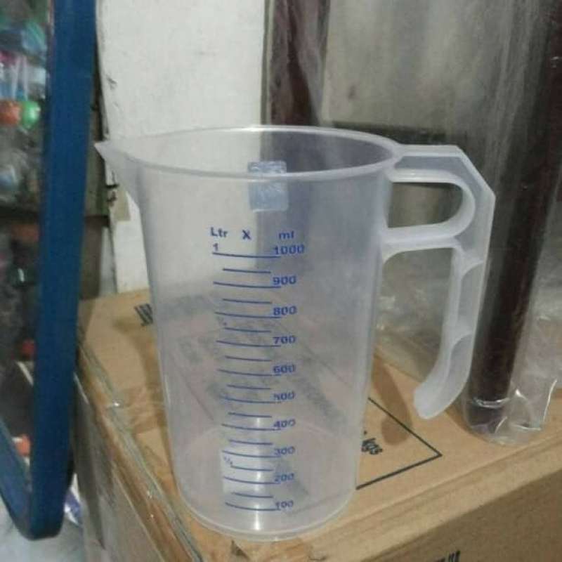 Promo GELAS TAKAR-GELAS UKUR 1Liter GREEN LEAF Diskon 7% di Seller ...
