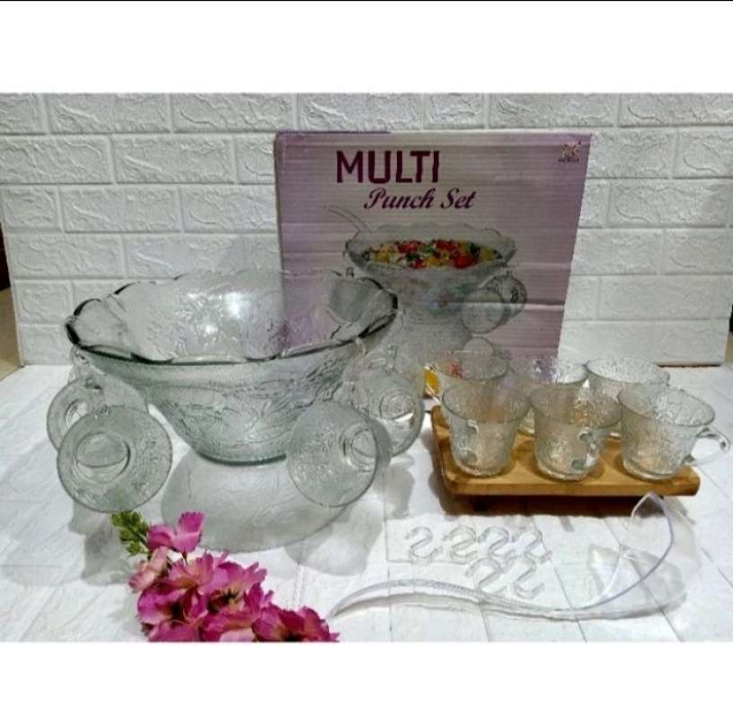 Jual multi punch set party gelas minuman dan wadah es di Seller Ghifari ...