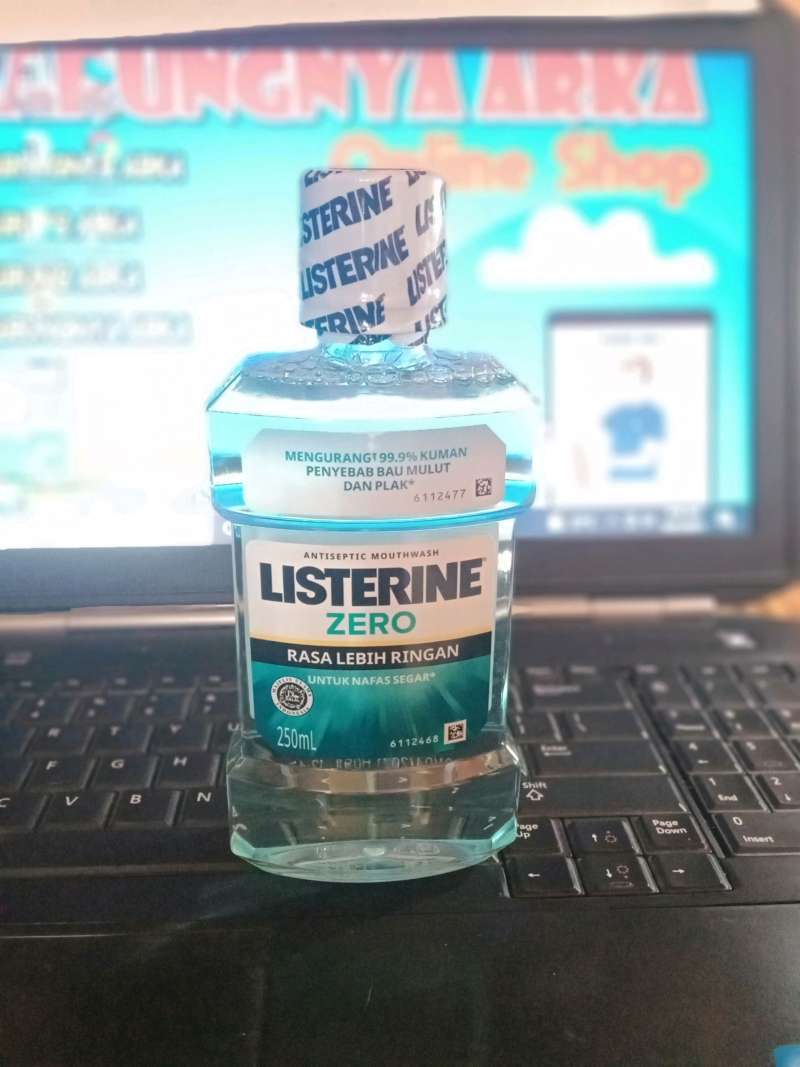 Jual Listerine Antiseptic Mouthwash Zero / Obat Kumur Tanpa Alkohol ...