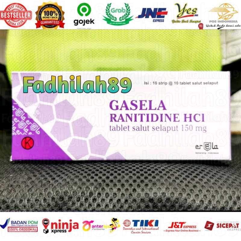 Promo Gasela 150 Mg Ranitidine 150 Mg Box Original - Isi 100 Tablet ...