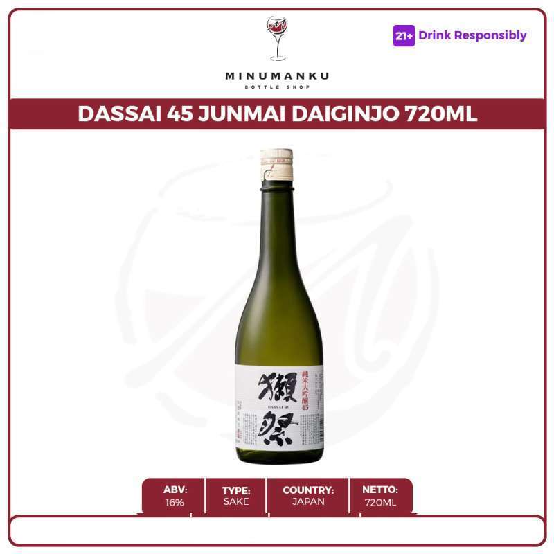 Promo DASSAI 45 JUNMAI DAIGINJO 720ML Diskon 17% di Seller Minumanku Store - Ancol, Kota Jakarta ...