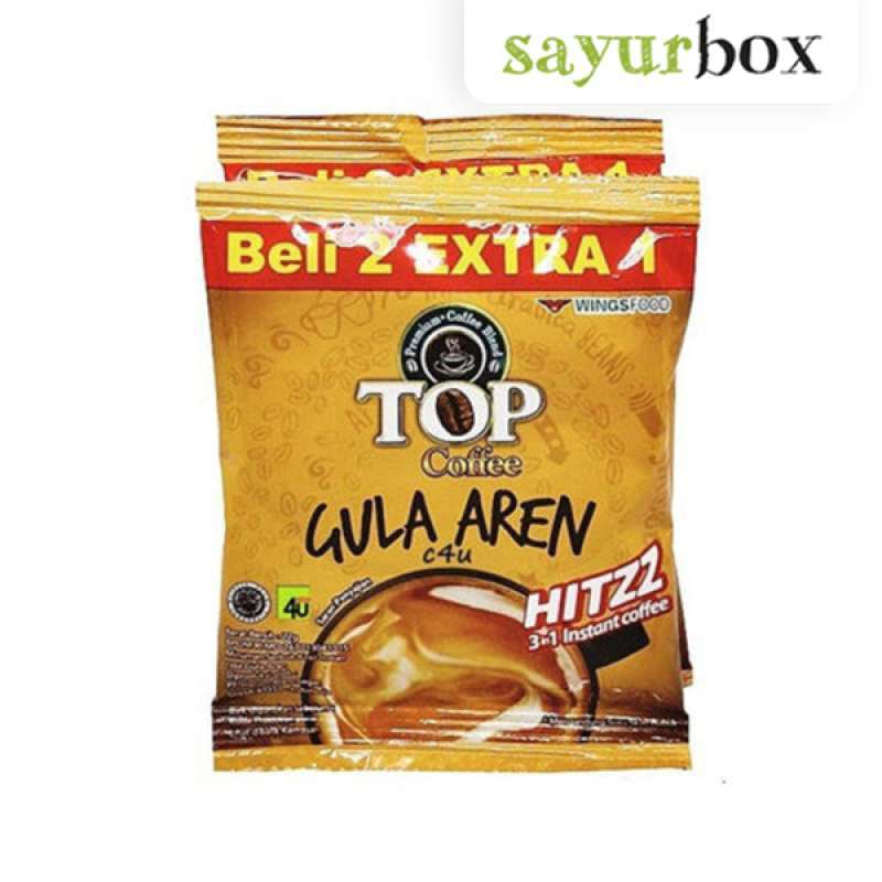 Jual TOP Kopi Gula Aren 1 Bag Isi 6 Extra 3 pcs x 22 gram Sayurbox ...