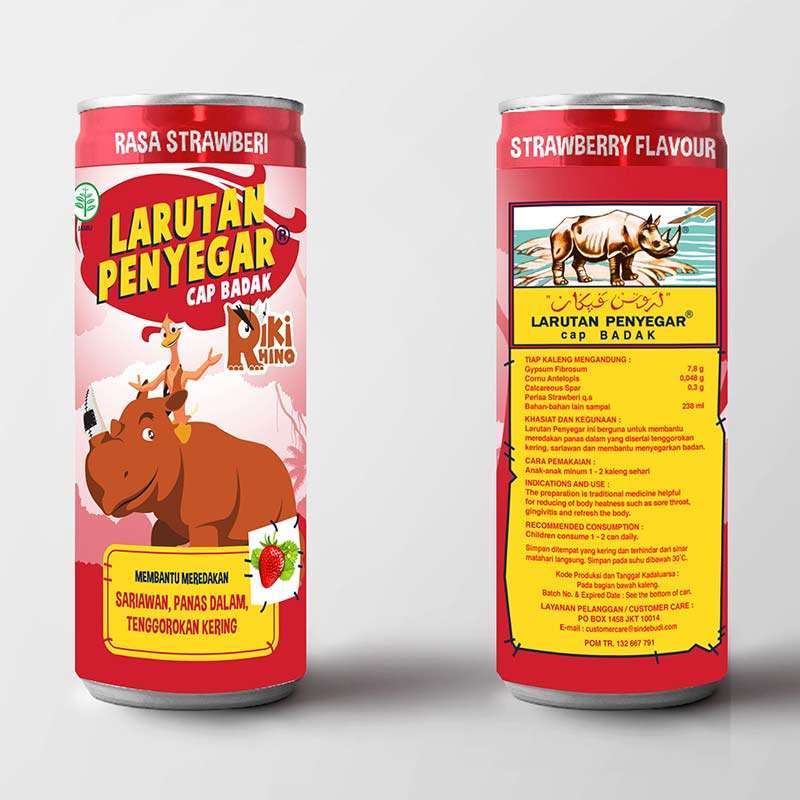 Jual Cap Badak Strawberry Larutan Penyegar [238 Ml/ Kemasan Anak] Di Seller Ayu Nadi - Pemecutan ...