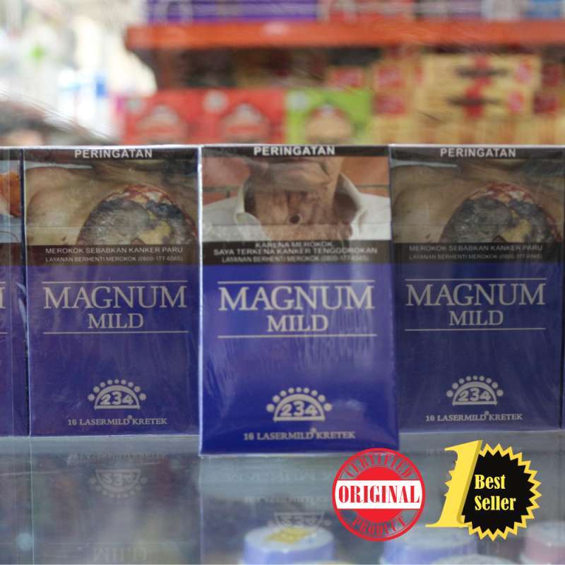 Jual Sampoerna Magnum Mild 16 / Rokok Magnum Mild isi 16 batang / 1 ...