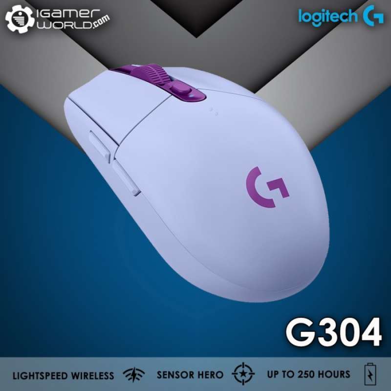 Jual LOGITECH G304 LILAC PURPLE WIRELESS GAMING MOUSE di Seller ...