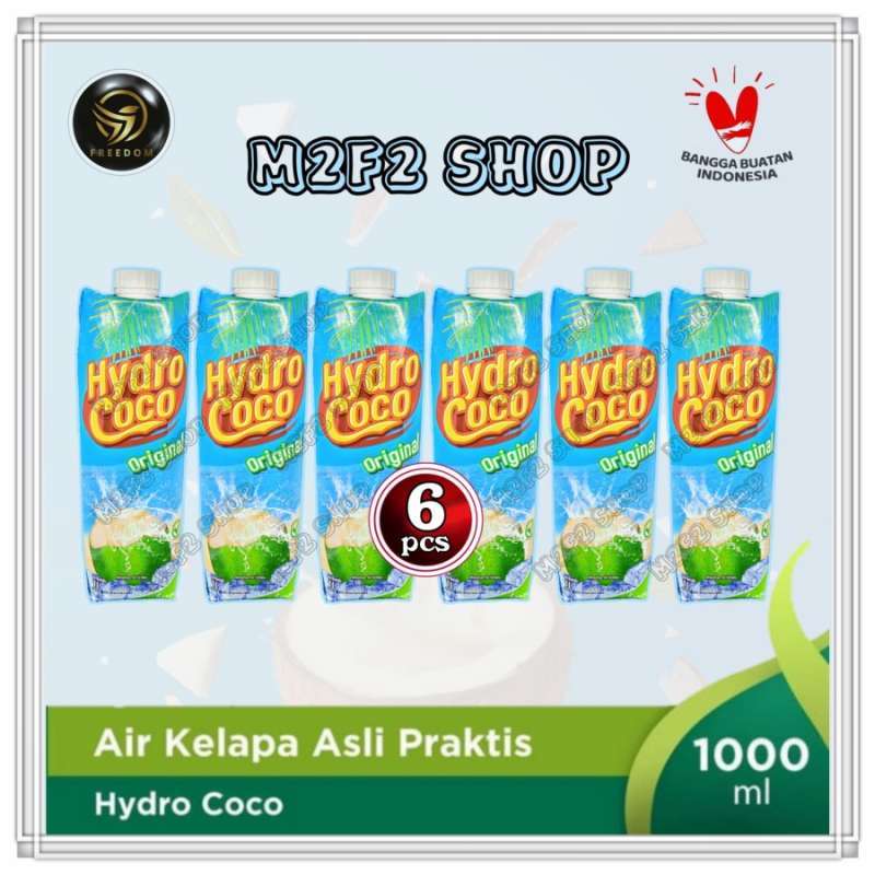 Promo Minuman Air Kelapa Hydro Coco Original - 1000 ml | 1 Liter ...