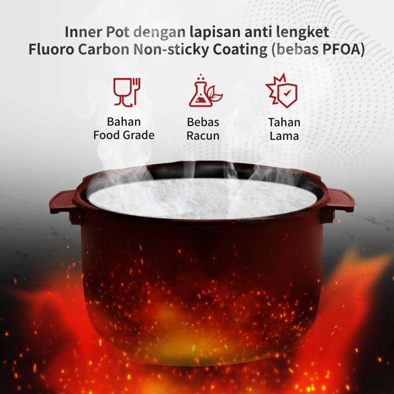 Promo CUCKOO Digital Rice Cooker 1.44 L CR-0810F Magic Com Penanak Nasi ...